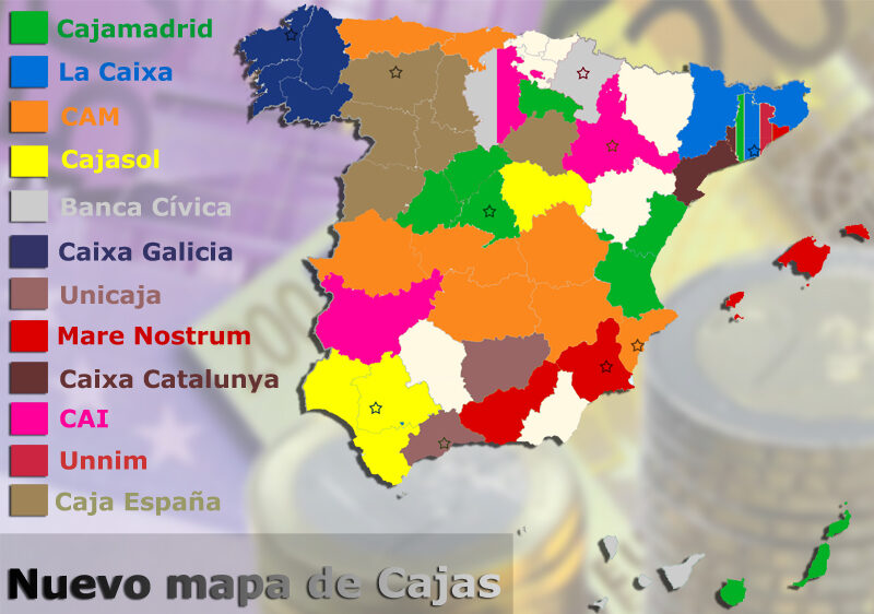 El nuevo mapa de Cajas - Libertad Digital