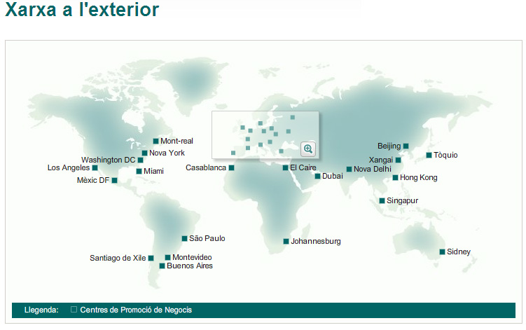 El mapa de las "embajadas" - Libertad Digital