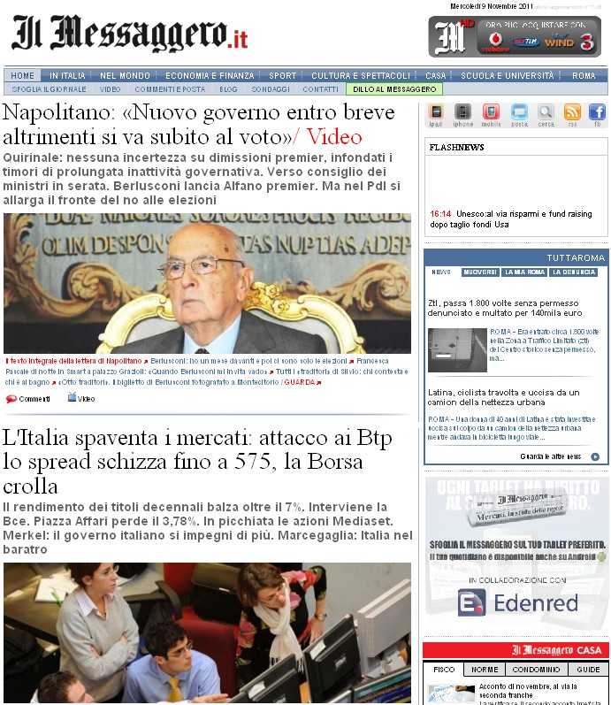 La caída de Roma, en titulares - Libertad Digital