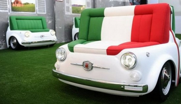Muebles inspirados en el Fiat 500 - Chic