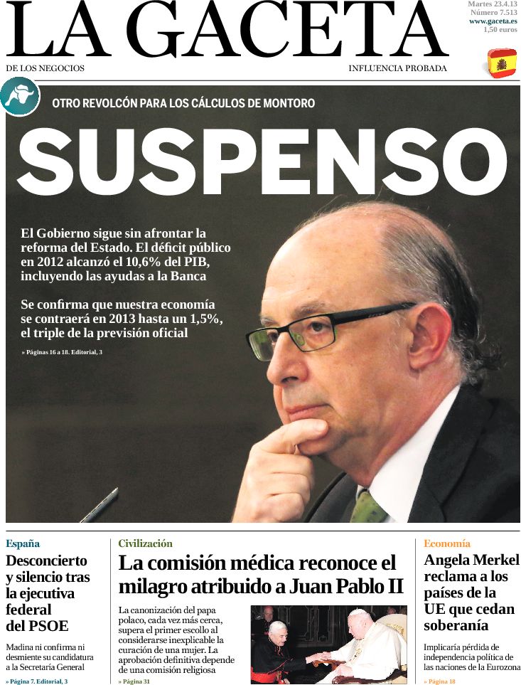 Quiosco del 23 de Abril de 2013 - Libertad Digital