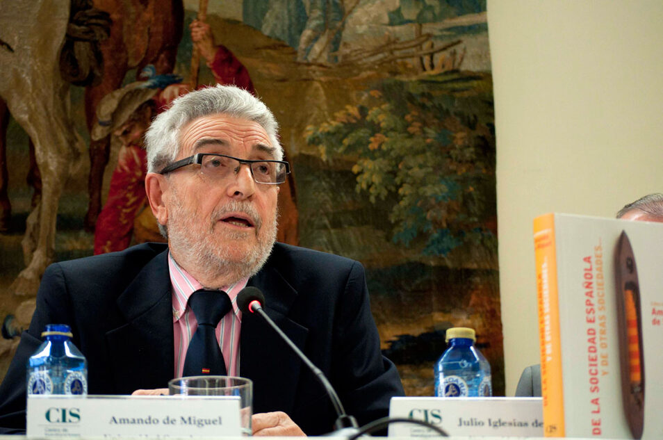 El CIS publica un libro-homenaje a Amando de Miguel para conmemorar su ...