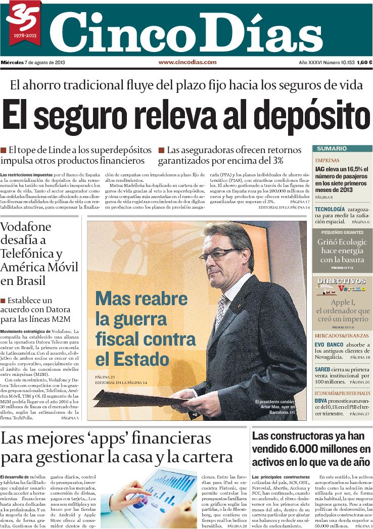 Quiosco del 7 de Agosto de 2013 - Libertad Digital