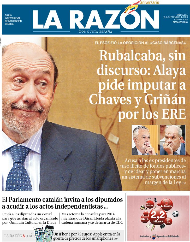 Quiosco del 11 de Septiembre de 2013 - Libertad Digital