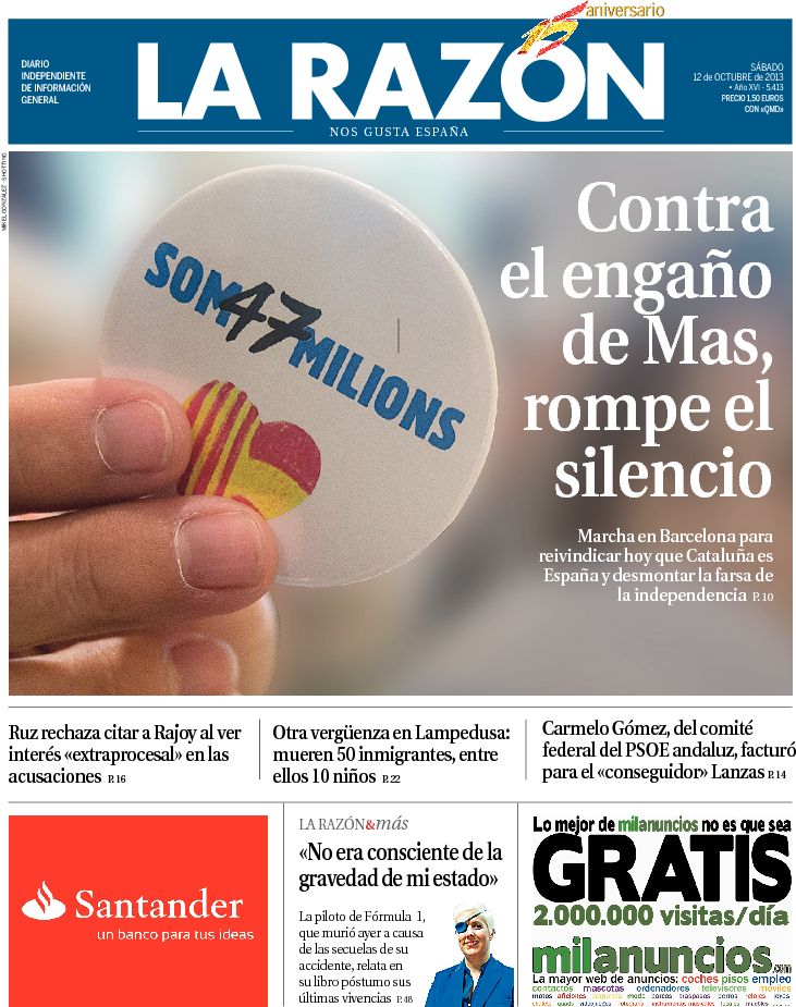 Quiosco del 12 de Octubre de 2013 - Libertad Digital