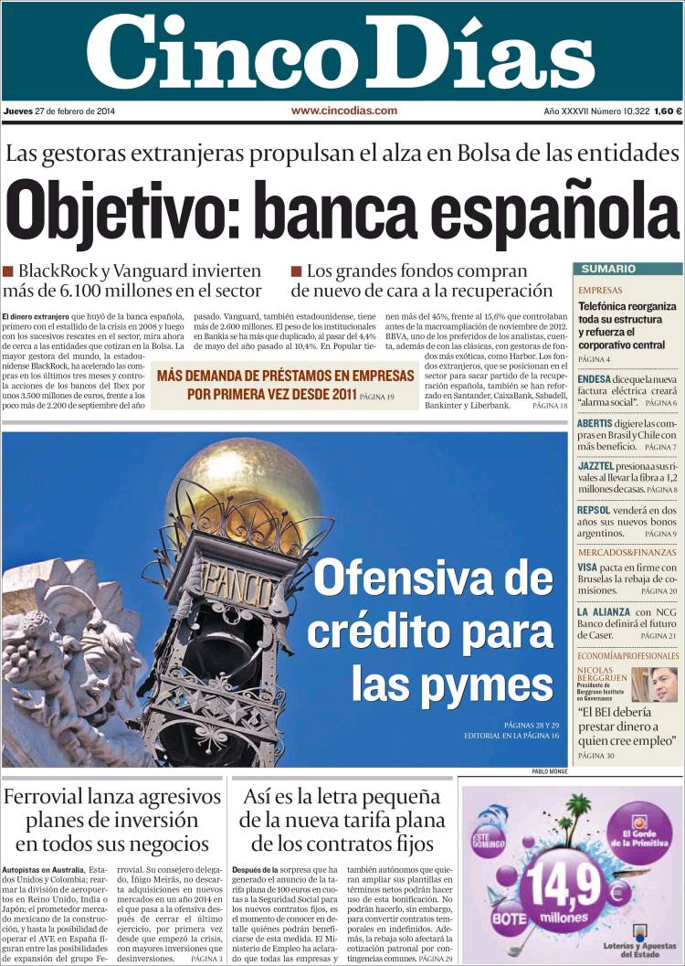 Quiosco del 27 de Febrero de 2014 - Libertad Digital