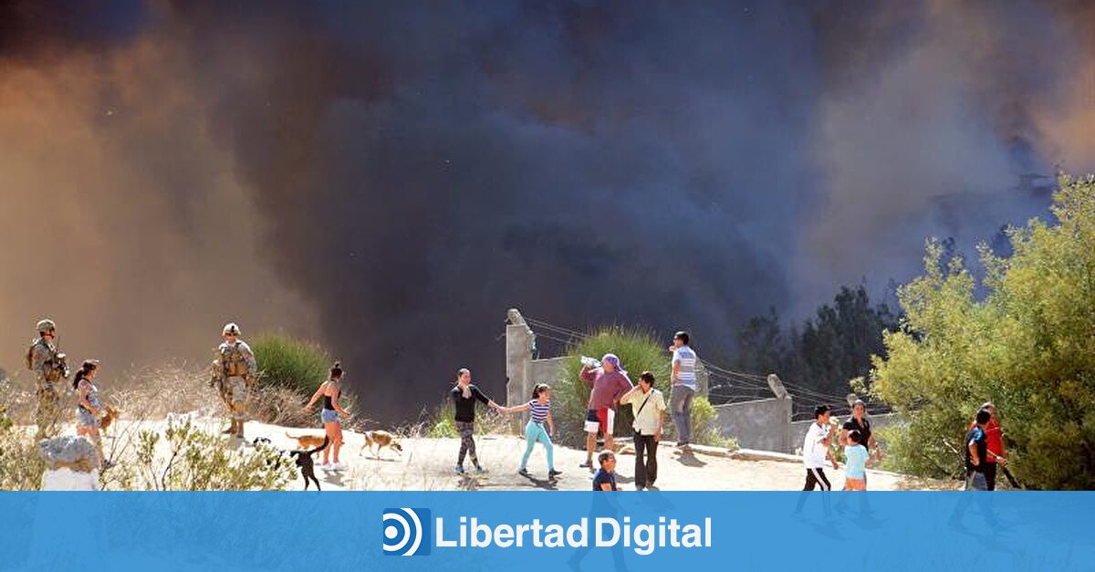 Terrible incendio en Valparaíso - Libertad Digital