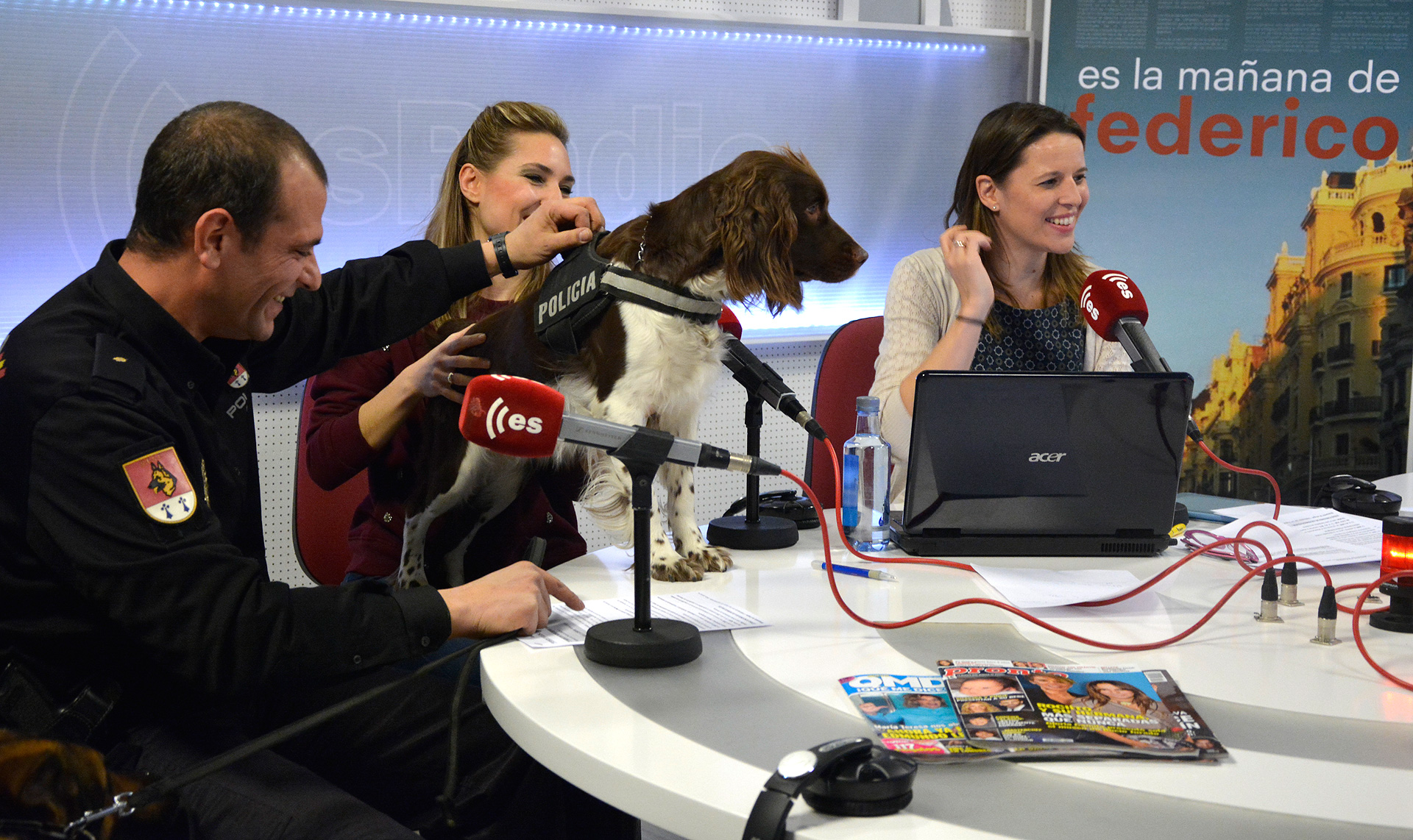 Perros policía en 'Es la Mañana de Federico' - Chic