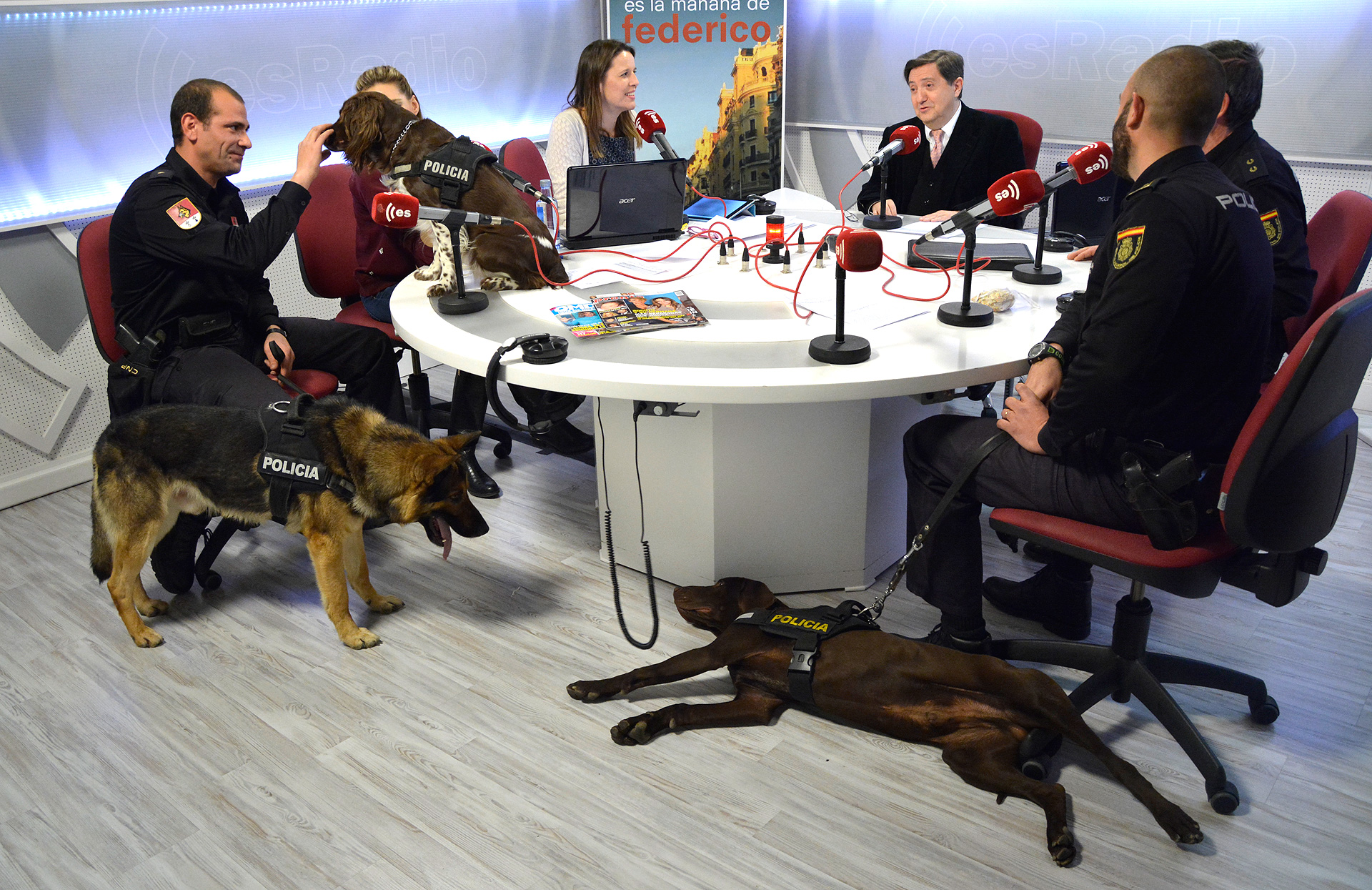 Perros policía en 'Es la Mañana de Federico' - Chic