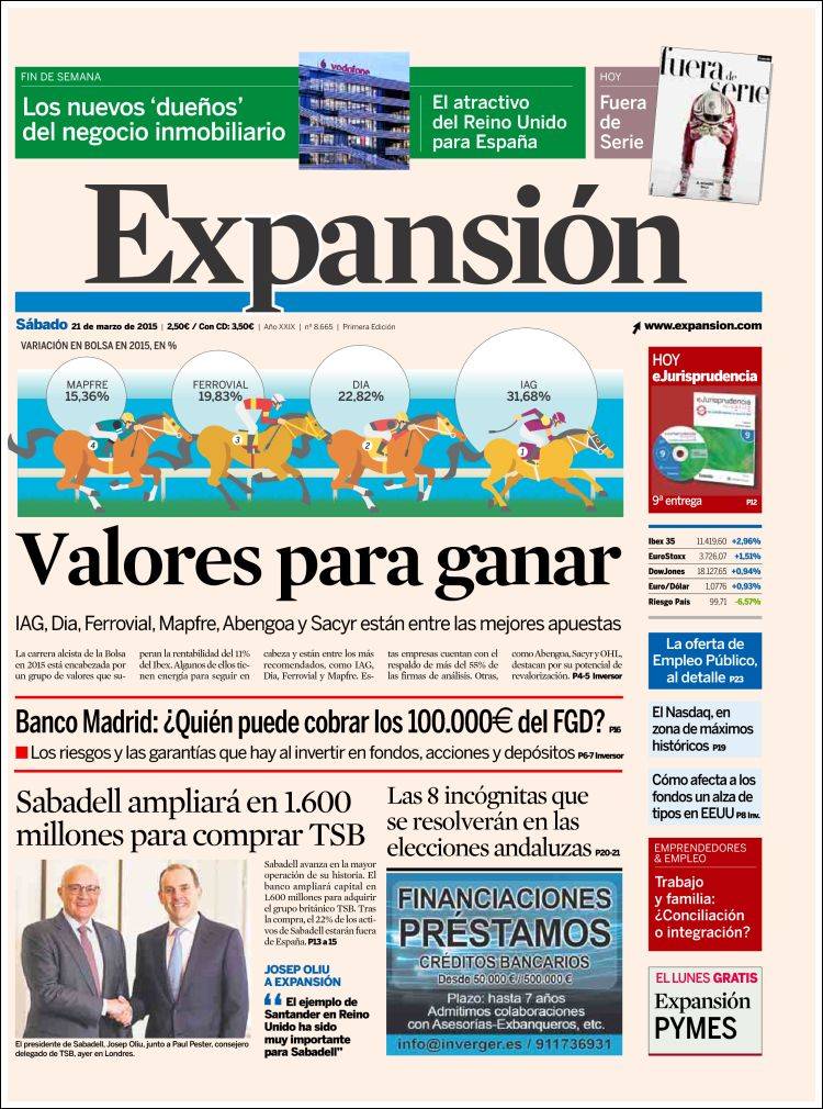 Quiosco del 21 de Marzo de 2015 - Libertad Digital