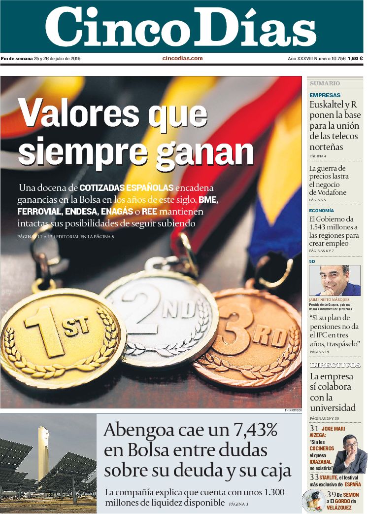 Quiosco del 25 de Julio de 2015 - Libertad Digital