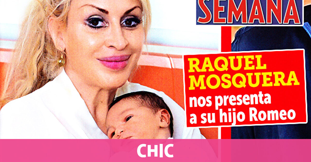 Raquel Mosquera presenta a su hijo Romeo y su nueva imagen - Chic