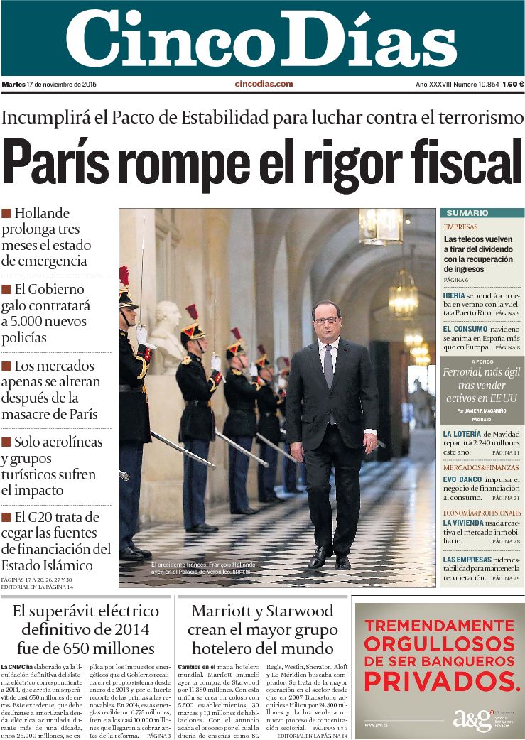 Quiosco del 17 de Noviembre de 2015 - Libertad Digital