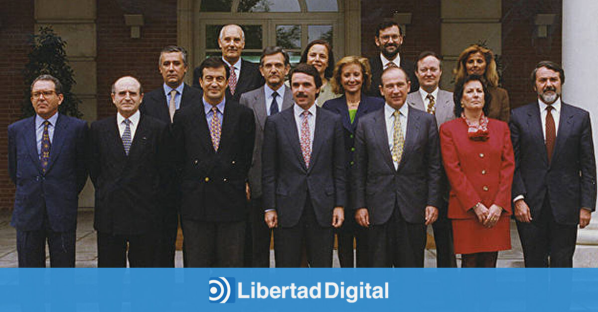 Gabinete de Aznar en 1996 - Libertad Digital - Cultura