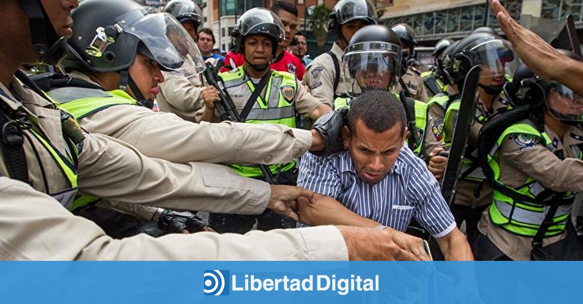 Fuerte Represión De La Policía Chavista Contra La Marcha Opositora En