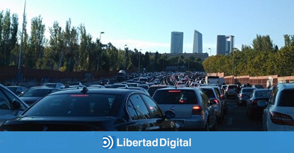 Atascos monumentales en Madrid en el 'Día sin coches' - Libertad Digital