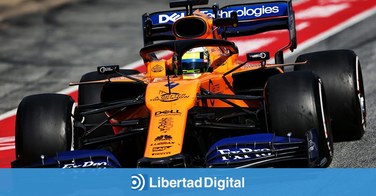 Norris lidera el libre en Brasil; Carlos Sainz séptimo