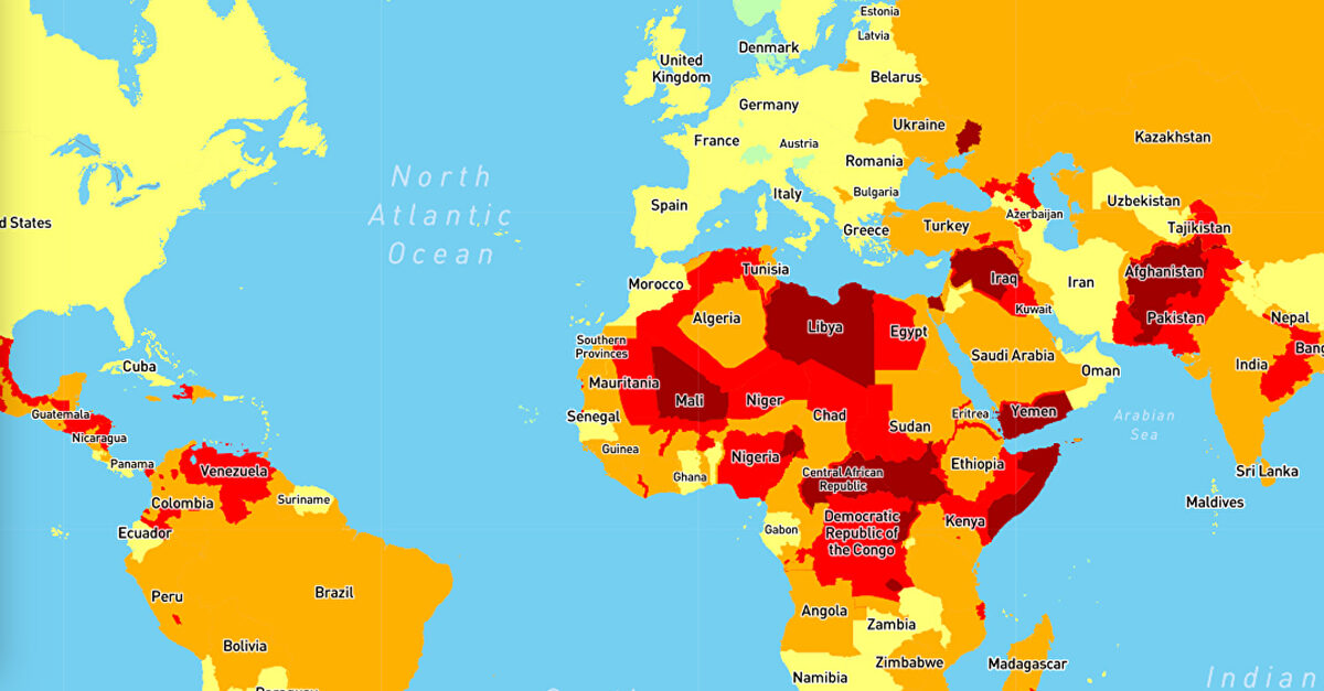 Los Países Más Peligrosos Del Mundo Para Viajar En 2020 Chic