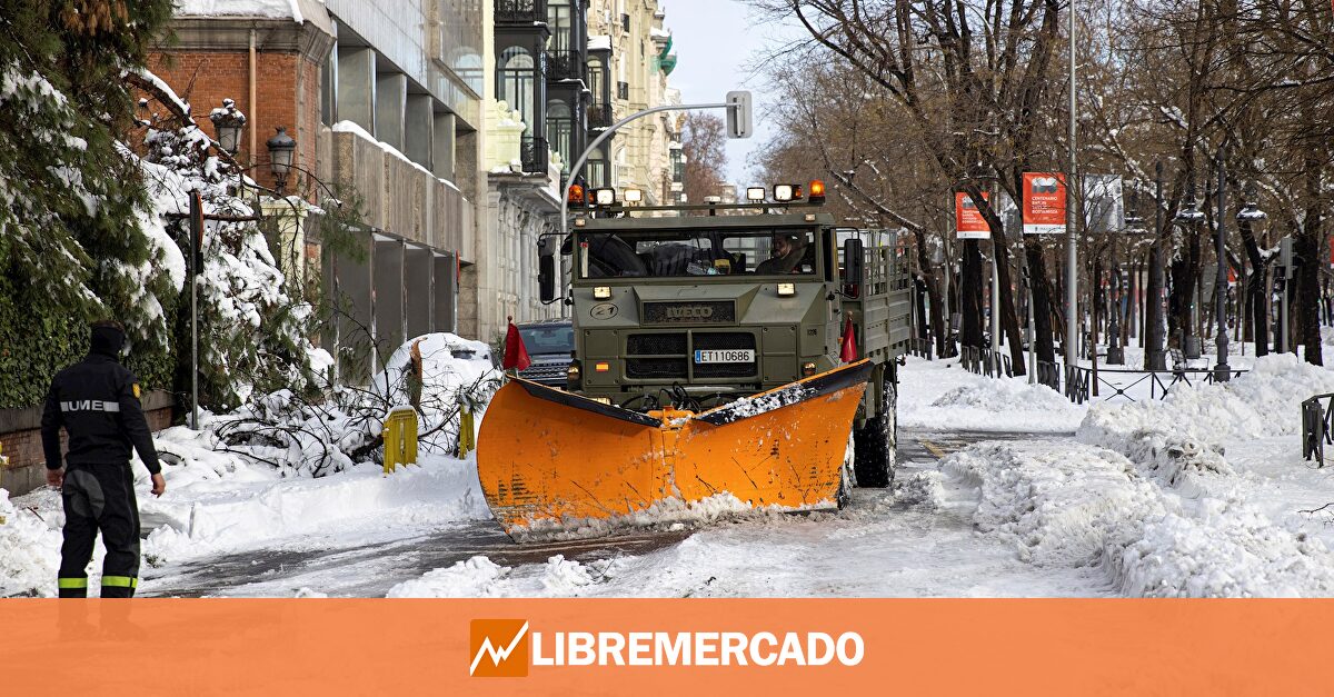 CEIM advierte a Moncloa: "Los daños por Filomena superan lo estimado ...