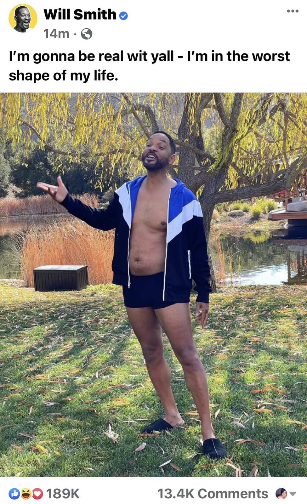 Will Smith, viral en internet por su fotografía más honesta - Chic