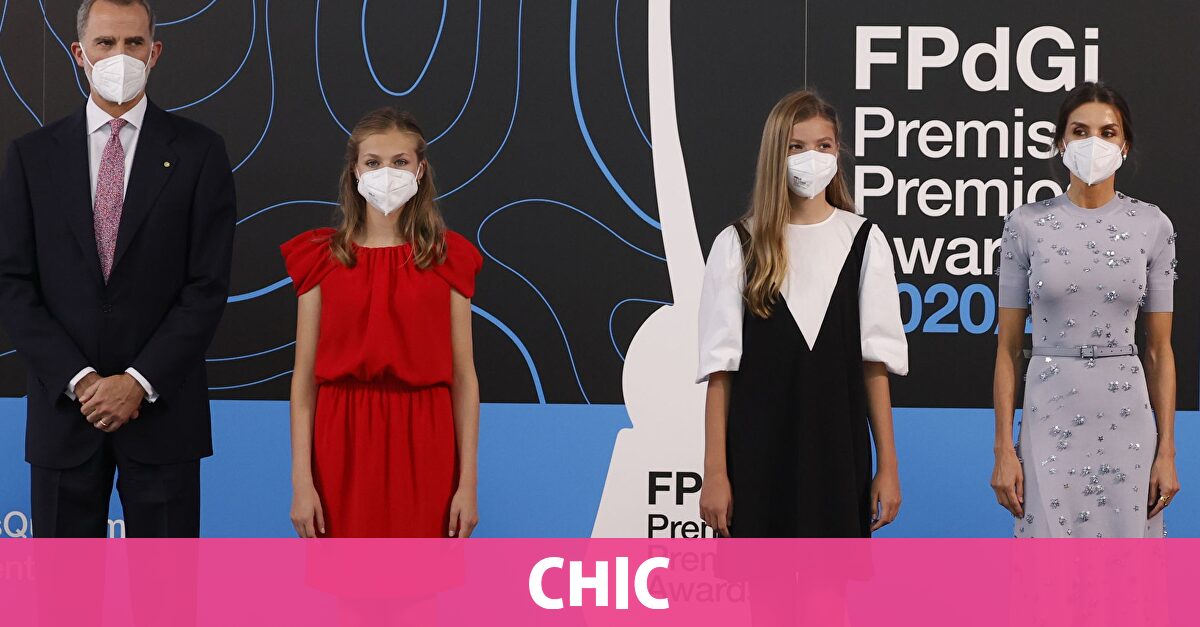 La princesa Leonor, arropada por los Reyes y Sofía, preside los Premios Princesa de Gerona - Chic