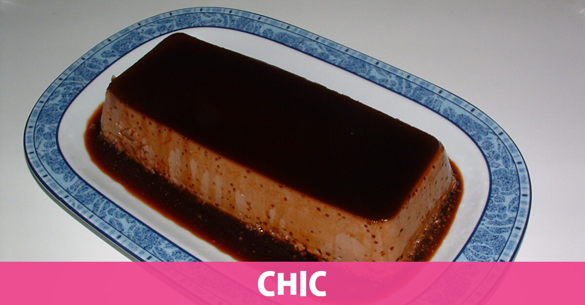 Receta: flan de chocolate