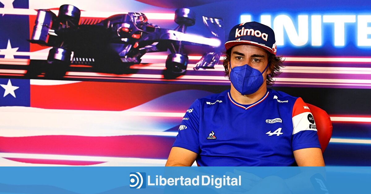 Fernando Alonso dedica su casco a La Palma