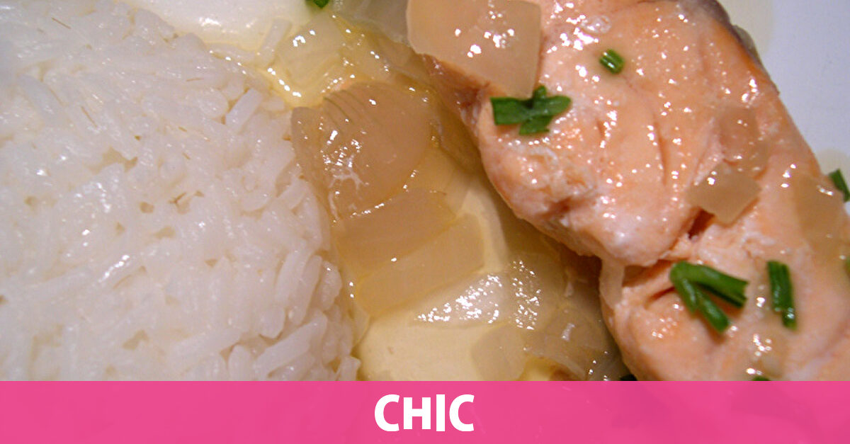 Receta: arroz con salmón