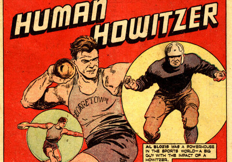 Al Blozis, un 'obús humano' en el fútbol americano