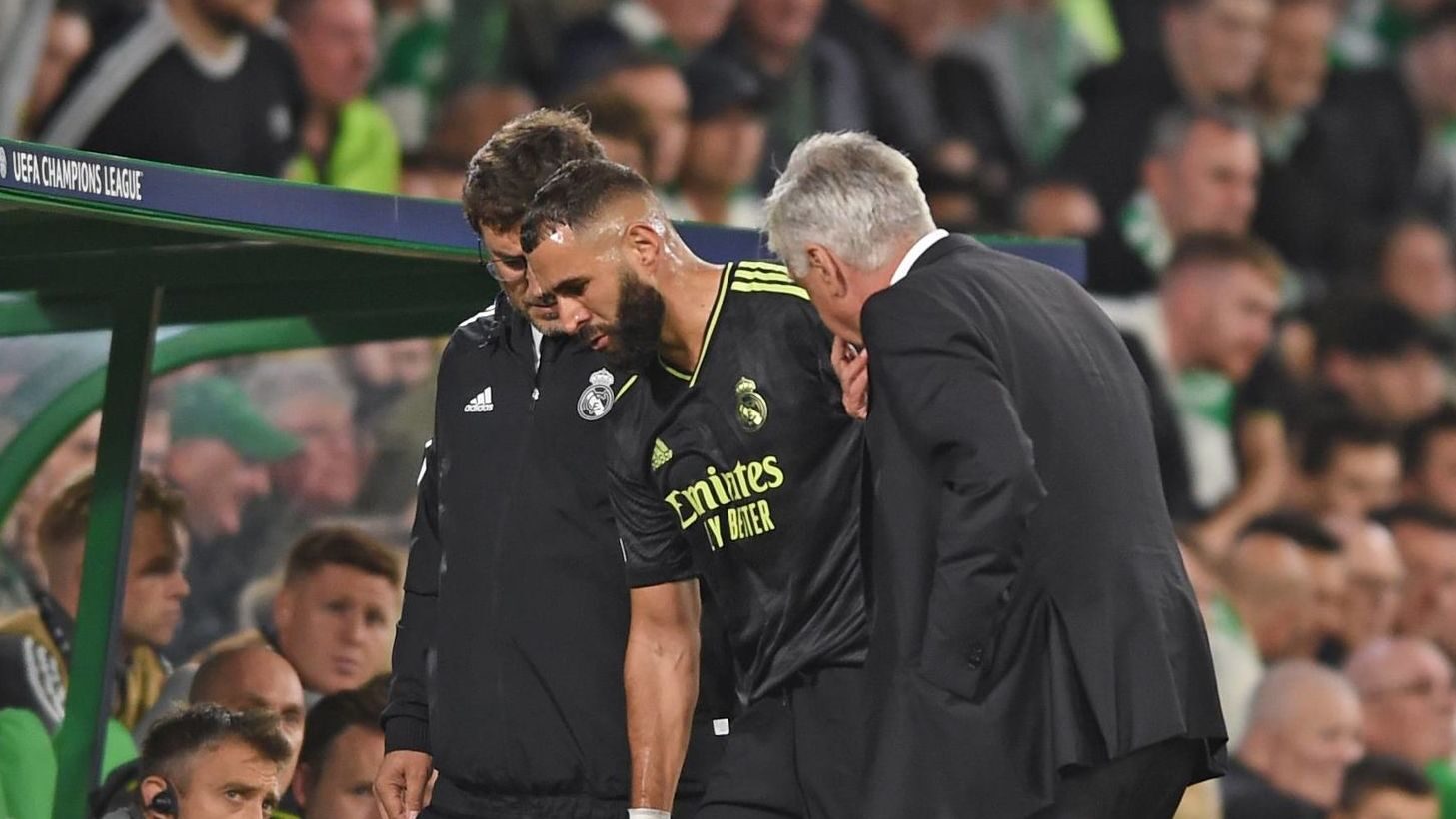 Benzema sufre una lesión doble en el muslo derecho