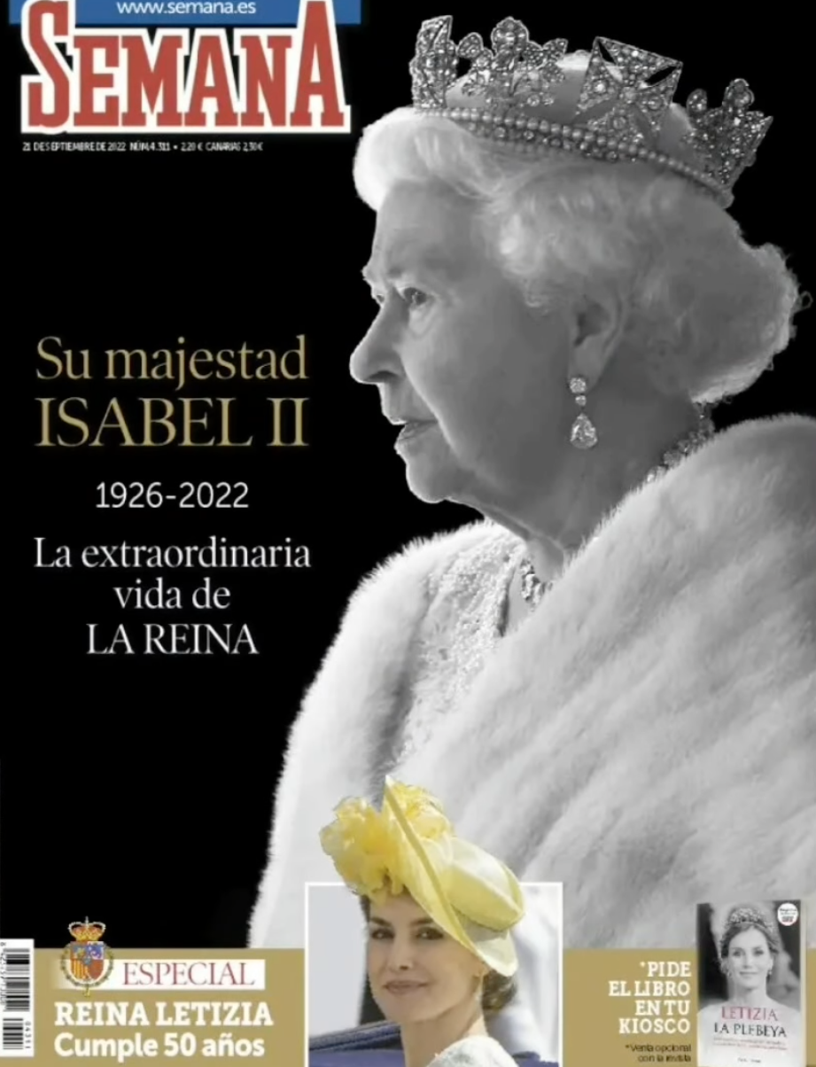 Las portadas de la prensa rosa en la muerte de Isabel II (12-09-2022) - Chic