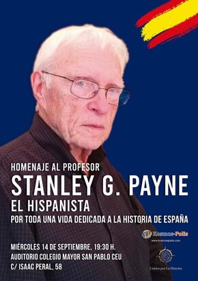 Homenaje a Stanley G. Payne por toda una vida dedicada a la Historia de ...