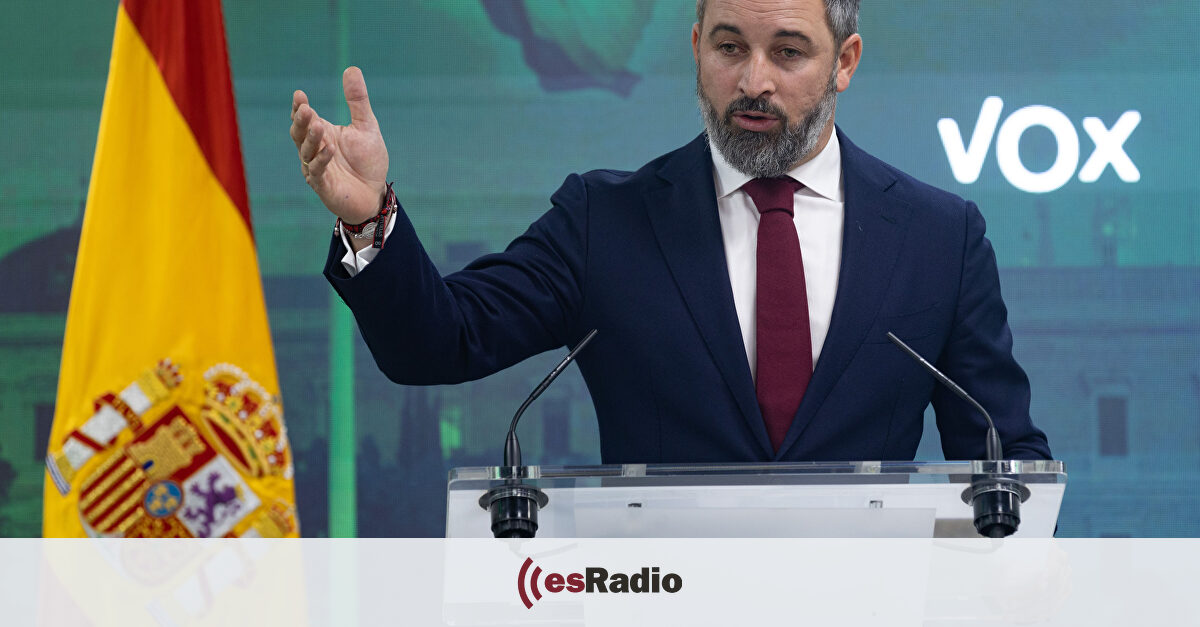 Federico a las 8: Abascal pide a Feijóo una moción de censura conjunta ...