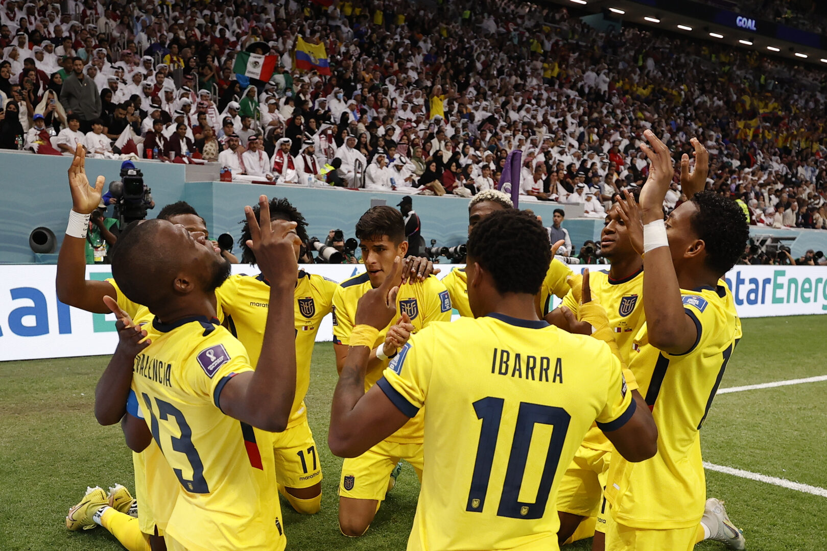 El Mundial comienza con victoria de Ecuador ante Qatar