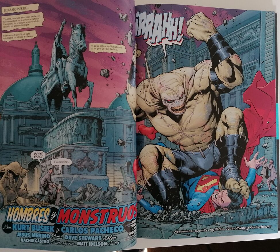 Recordando al dibujante español Carlos Pacheco: Superman La caída