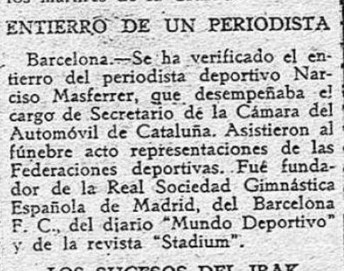 Narciso Masferrer, 'padre' del Barcelona ninguneado por el club