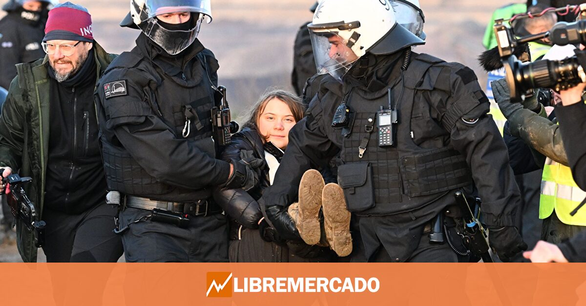 Greta Thunberg monta un ridículo teatro para fingir su detención ...