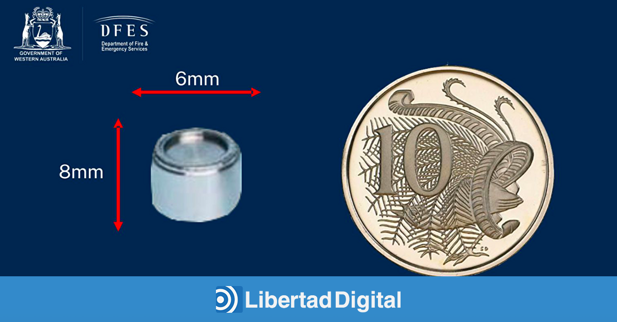 Australia busca en el desierto una minúscula cápsula radiactiva ...