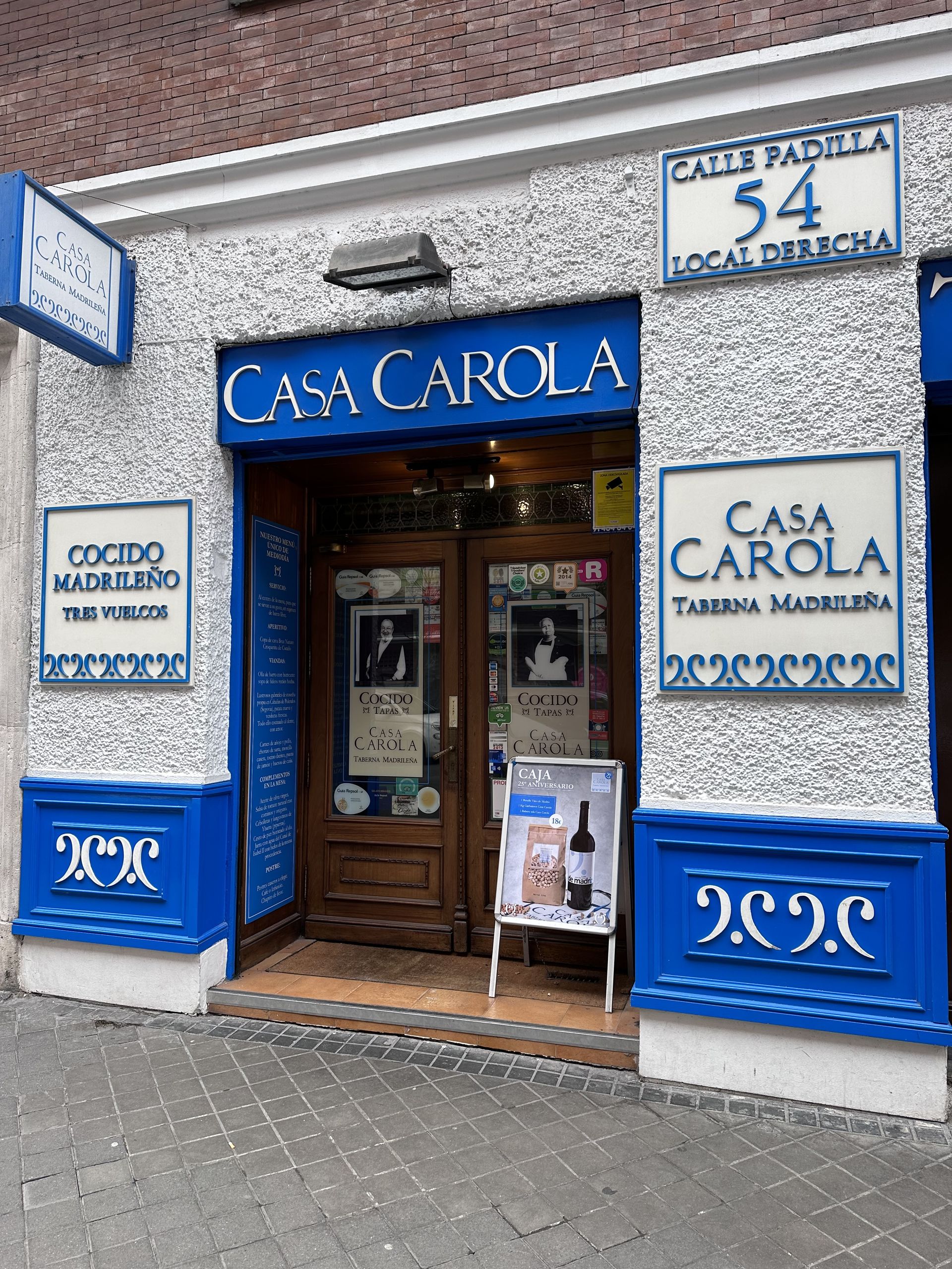 El cocido en tres vuelcos de Casa Carola cumple 25 años - Chic