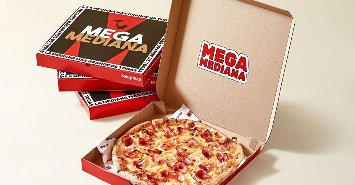 Telepizza lanza la 'Megamediana', la pizza mediana "más grande del ...