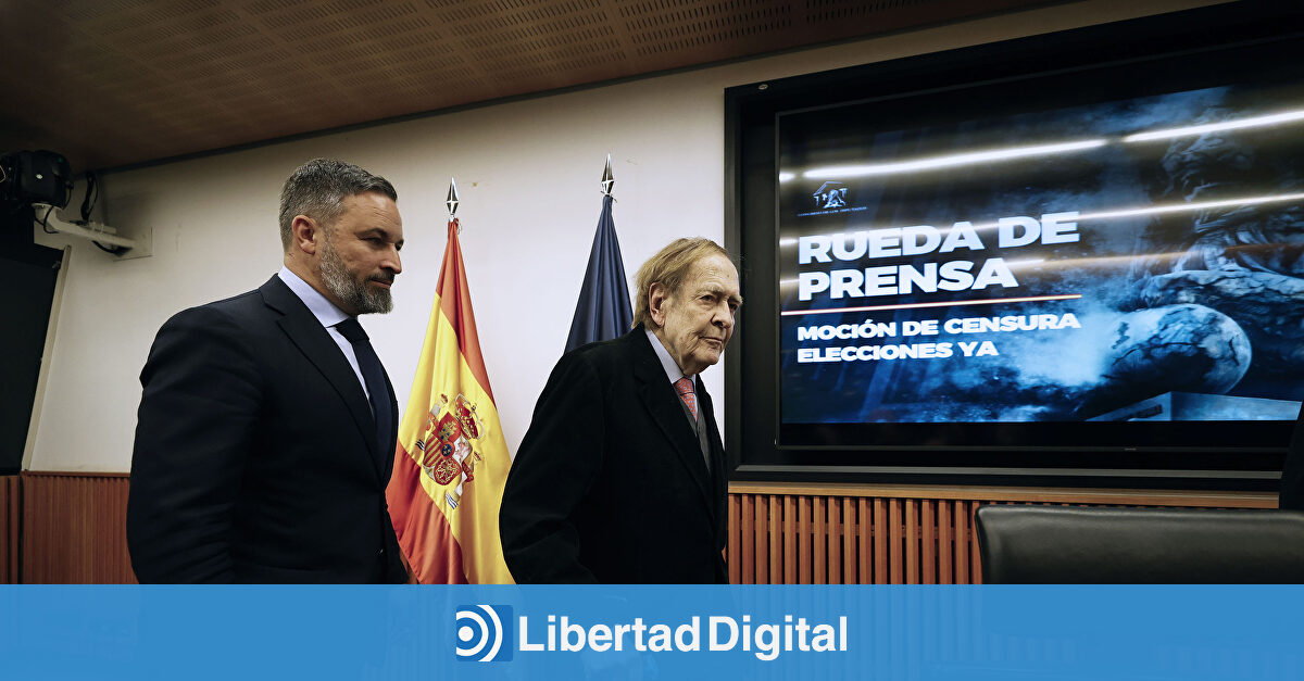 Abascal encara el debate de la moción convencido de poder recuperar ...