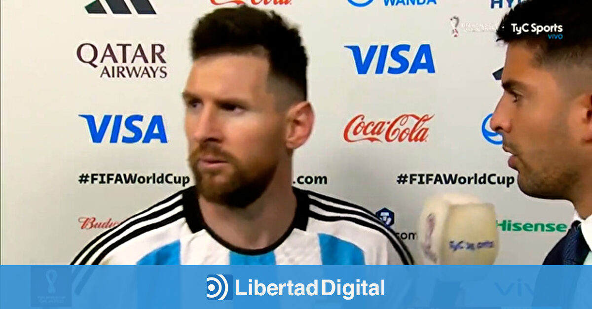 La escena completa entre Messi y Weghorst antes del viral "¿qué mirás ...