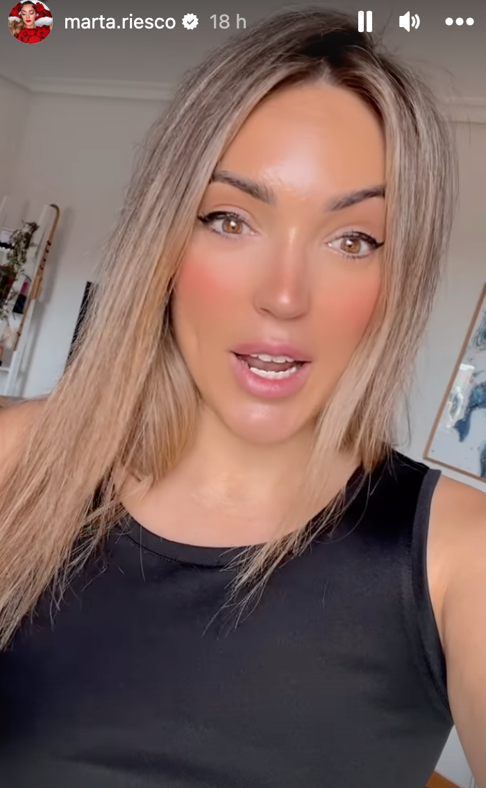 Marta Riesco reconoce que está "jodida" tras la ruptura