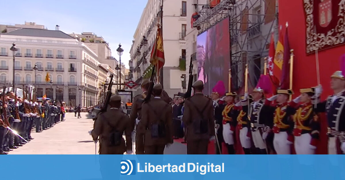 Isabel Díaz Ayuso asiste al acto militar homenaje a los Héroes del 2 de Mayo en Madrid, en ...