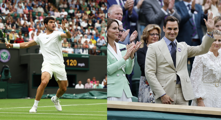 Federer vuelve a Wimbledon y Carlos Alcaraz arrasa en su debut