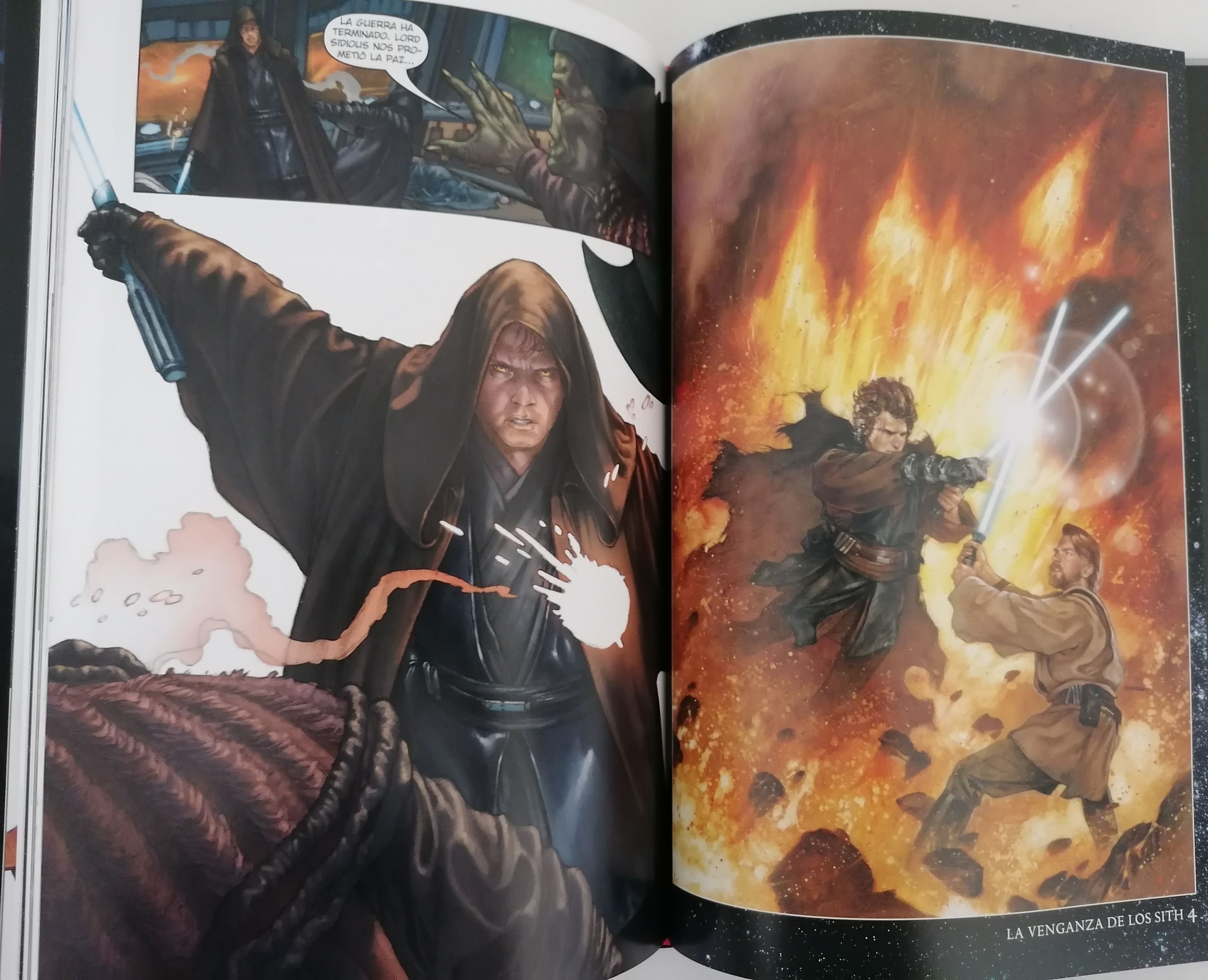 Las películas de Star Wars llegan al cómic: Venganza de los Sith