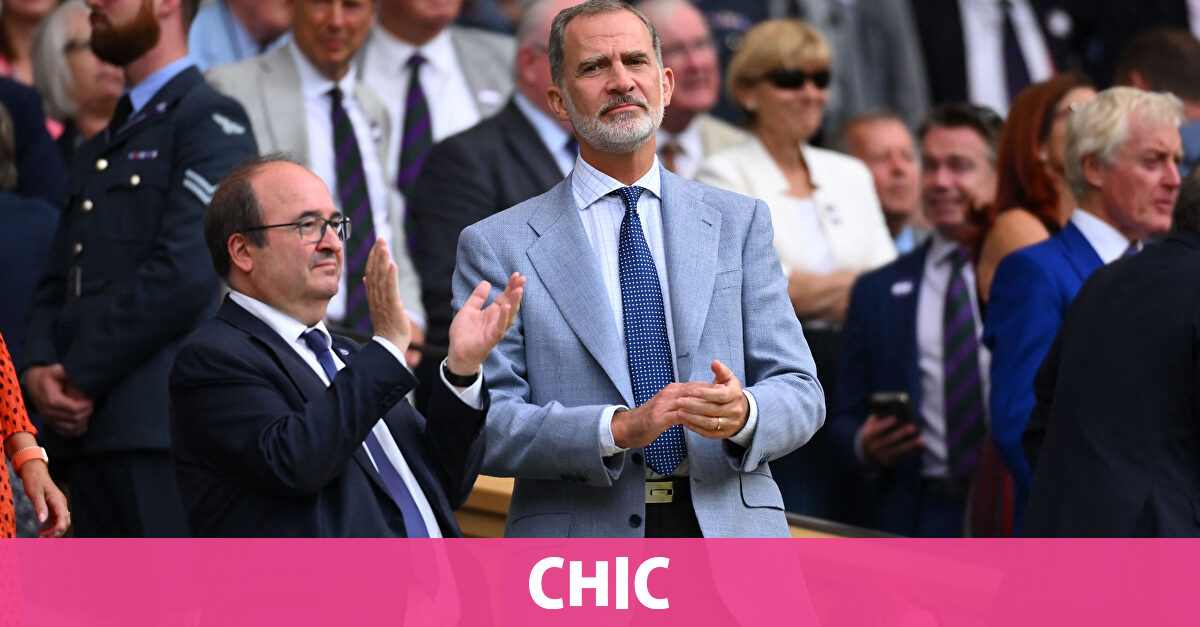 Felipe VI asombra a nivel mundial por su look en Wimbledon: "Es una ...