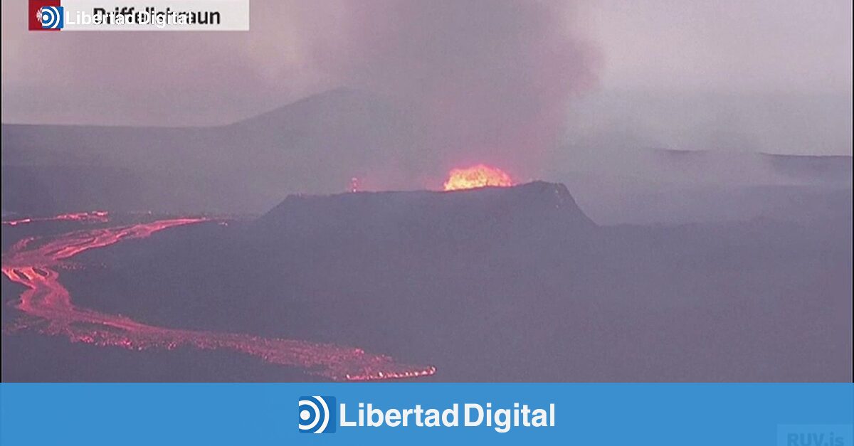 El volcán Fagradalsfjall en Islandia sigue expulsando impresionantes ...