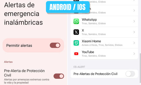 Cómo activar y desactivar las alertas de emergencias en el móvil y cómo ...