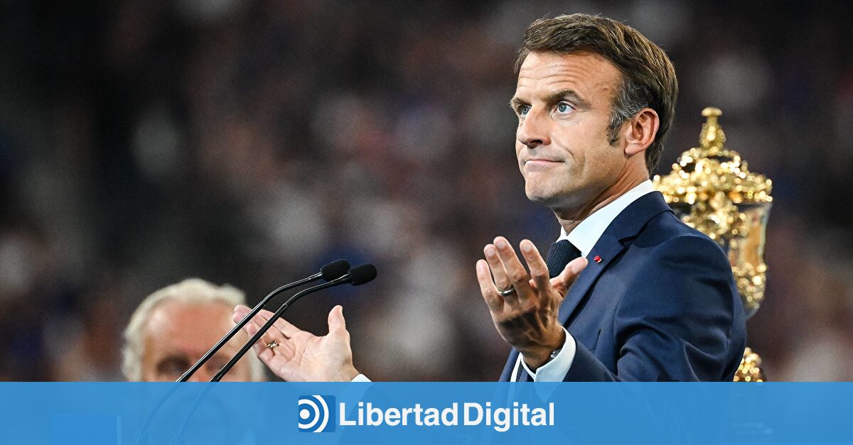 Tremendo abucheo a Macron en la inauguración del Mundial de rugby